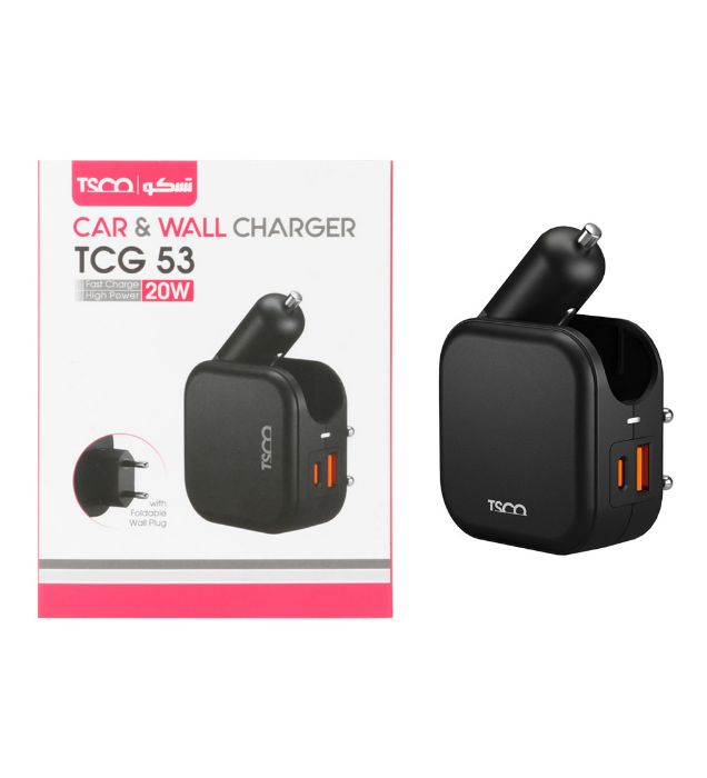 شارژر فندکی 20 وات تسکو مدل TCG 53 - دسی آی تی